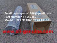 China TEREX 15503601 FILTER OFF HIGHWAY NHL DUMP TRUCK TR35 TR50 TR60 TR100 3305B 3305F 3303 3307 TR45 TR70 MT4400 for sale