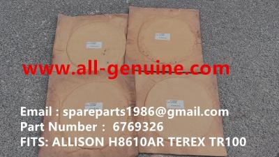 China 6769326 PLATE ALLISON PLATE 5GEB25A KOMATSU 730E 830E  TEREX UNIT RIG BUCYRUS MT4400AC MT5500 MT3600 NTE240 NTE260 for sale