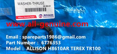 China ALLISON 6776353 WASHER H8610AR TEREX NHL DUMP TRUCK TR35 TR50 TR60 TR100 3305B 3305F 3303 3307 TR45 TR70 MT4400 for sale