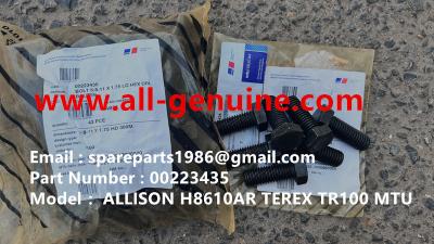 China TEREX 00223435 BOLT MINING DUMP TRUCK NHL TR35 TR50 TR60 TR100 3305B 3305F 3303 3307 TR45 TR70 MT4400  ALLISON for sale