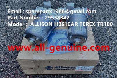 China 29558342 FILTR ASSY ALLISON TEREX DUMP TRUCK  TA40 TR50 TR60 TR70 TR100A MT4400 MT3600 MT3700 MT5500 GE NTE240 NTE260 for sale