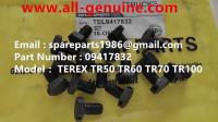 China 9417832 BOLT  TEREX NHL MINING DUMP TRUCK TR35 TR50 TR60 TR100 3305B 3305F 3303 3307 TR45 TR70 MT4400 CUMMINS for sale