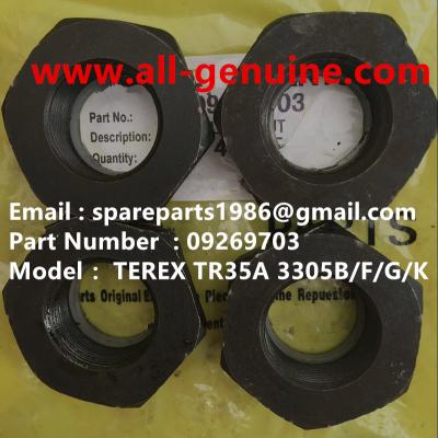 China 09269703 LOCK NUT TEREX NHL  ALLISON 3303 3305 3307 TR35A TR50 TR60 TR100  UNIT RIG MT3300 MT3600 MT3700 MT4400 for sale
