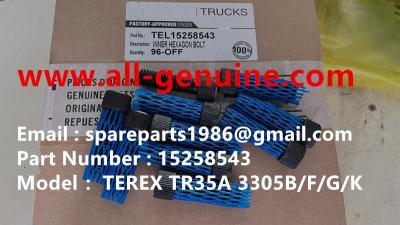 China 15258543 BOLT TEREX SANY RIGID DUMP TRUCK SHOCK PAD 3303 3307 3304 TR35 TR50 TR60 TR100 MT4400 UNIT RIG ALLISON for sale