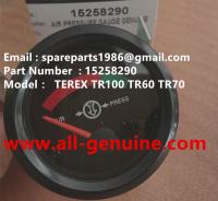 China TEREX 15258290 AIR PRESSURE GAUGE NHL DUMP TRUCK TR35 TR50 TR60 TR100 3305B 3305F 3303 3307 TR45 TR70 MT4400 for sale