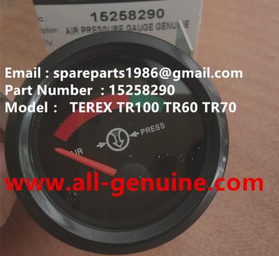 China TEREX 15258290 AIR PRESSURE GAUGE NHL DUMP TRUCK TR35 TR50 TR60 TR100 3305B 3305F 3303 3307 TR45 TR70 MT4400 for sale