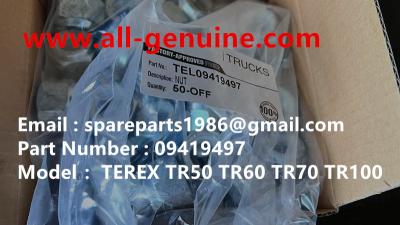 China 09419497 NUT TEREX NHL DUMP TRUCK TR35 TR50 TR60 TR100  ALLISON UNIT RIG MT4400 MT3600 MT3300 MT3700 SANY for sale