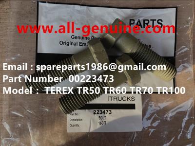 China TEREX 00223473 BOLT NHL MINING DUMP TRUCK TR35 TR50 TR60 TR100 3305B 3305F 3303 3307 TR45 TR70 MT4400 for sale