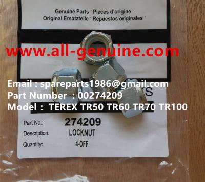 China TEREX 00274209 LOCK NUT NHL MINING DUMP TRUCK TR35 TR50 TR60 TR100 3305B 3305F 3303 3307 TR45 TR70 MT4400 for sale