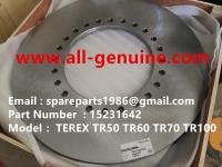 China TEREX 15231642 BRAKE DISC OFF HIGHWAY  NHL MINING DUMP TRUCK TR35 TR50 TR60 TR100 3305B 3305F 3303 3307 TR45 TR70 MT4400 for sale