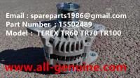 China 15502489 ALTERNATOR TEREX  NHL RIGID DUMP TRUCK TR35 TR50 TR60 TR100 3305B 3305F 3303 3307 TR45 TR70 MT4400 for sale