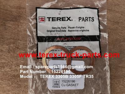 China TEREX 15226196 WASHER 3305F 3305G 3305B 3305K RIGID DUMP TRUCK MINING OFF HIGHWAY CUMMINS ENGINE  ALLISON TRANSMISSION for sale