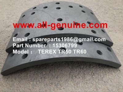 China TEREX 15306799 LINING TR50 TR60 TR70 TR100 TR45 3305F 3305B TR35A RIGID DUMP TRUCK MINING OFF HIGHWAY CUMMINS  ALLISON for sale
