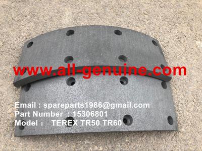 China TEREX 15306801  LINING TR50 TR60 TR70 TR100 TR45 3305F 3305B TR35A RIGID DUMP TRUCK MINING OFF HIGHWAY CUMMINS  ALLISON for sale