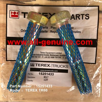 China TEREX 15251433 BOLT  NHL MINING DUMP TRUCK TR35 TR50 TR60 TR100 3305B 3305F 3303 3307 TR45 TR70 MT4400 for sale