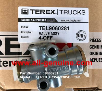 China TEREX 09060281 VALVE OFF HIGH WAY  NHL MINING DUMP TRUCK TR35 TR50 TR60 TR100 3305B 3305F 3303 3307 TR45 TR70 MT4400 for sale