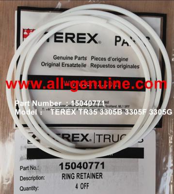 China TEREX 15040771 RING BACKUP  MINING NHL DUMP TRUCK TR35 TR50 TR60 TR100 3305B 3305F 3303 3307 TR45 TR70 MT4400 for sale
