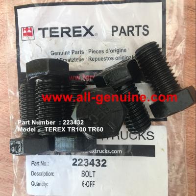 China TEREX 00223432 BOLT NHL DUMP TRUCK TR35 TR50 TR60 TR100 3305B 3305F 3303 3307 TR45 TR70 MT4400 for sale
