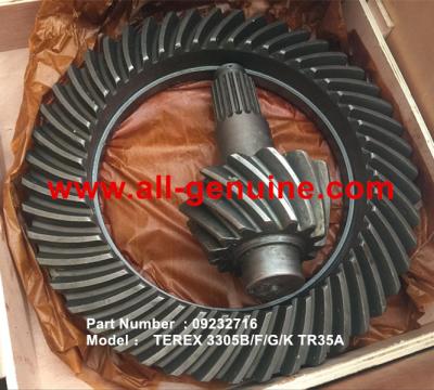 China TEREX 09232716 SECONDARY GAER MINING QUARRY NHL DUMP TRUCK TR35 TR50 TR60 TR100 3305B 3305F 3303 3307 TR45 TR70 MT4400 for sale