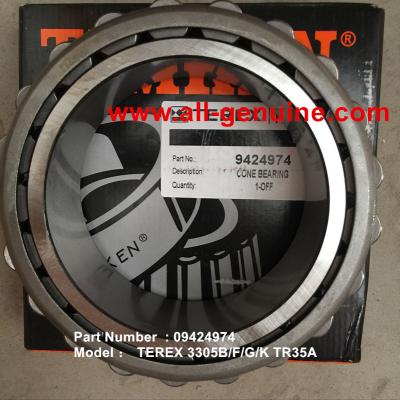 China TEREX 09424974 CONE BEARING TIMKEN QUARRY NHL DUMP TRUCK TR35 TR50 TR60 TR100 3305B 3305F 3303 3307 TR45 TR70 MT4400 for sale
