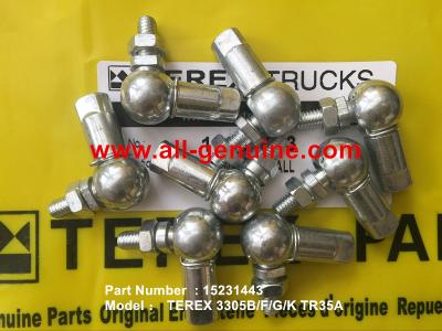China TEREX  15231443 CONNECTOR BALL TR35 3305 DUMP TRUCK MIINING for sale