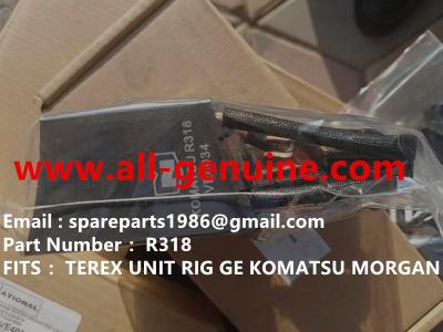China R318 CARBON BRUSH FITS GE TEREX UNIT RIG BUCYRUS MT4400AC MT5500 MT3600 NTE240 NTE260 NHL DUMP TRUCK HAULER MINING for sale