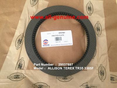 China 29537887 FRICTION PLATE ALLISON TRANSMISSION TEREX TRUCK HAULER TR35A 3305 for sale