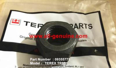 China TEREX 09355771 NUT NHL DUMP TRUCK MINING QUARRY TR50 TR60 TR70 for sale