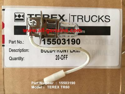 China TEREX 15503190 BULB-24V 65W HD NHL DUMP TRUCK MINING QUARRY TR50 TR60 TR70 for sale