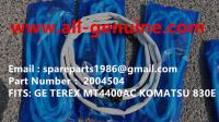 China 2004504 CABLE  WHEEL MOTOR GE 5GEB25A KOMATSU 730E 830E  TEREX UNIT RIG BUCYRUS MT4400AC MT5500 MT3600 NTE240 NTE260 for sale