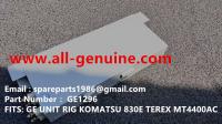 China GE1296 CAPACITOR GE TEREX UNIT RIG BUCYRUS  MT4400AC MT5500 MT3600 NTE240 NTE260 NHL DUMP TRUCK HAULER MINING for sale