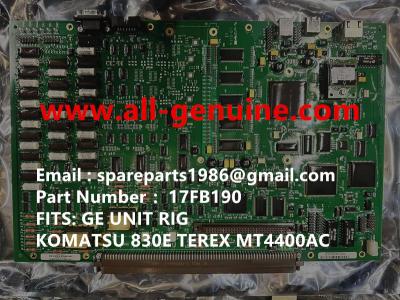China 17FB190 CARD KOMATSU GE TEREX UNIT RIG BUCYRUS  MT4400AC MT5500 MT3600 NTE240 NTE260 NHL DUMP TRUCK HAULER MINING for sale