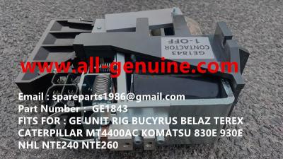 China GE1843 CONTACTOR KOMATSU GE TEREX UNIT RIG BUCYRUS  MT4400AC MT5500 MT3600 NTE240 NTE260 NHL DUMP TRUCK HAULER MINING for sale