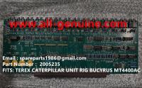 China 2005235 CARD  FITS GE TEREX UNIT RIG BUCYRUS MT4400AC MT5500 MT3600 NTE240 NTE260 NHL DUMP TRUCK HAULER MINING for sale