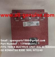 China 17FM681A1 Module VAM FITS GE TEREX UNIT RIG BUCYRUS MT4400AC MT5500 MT3600 NTE240 NTE260 NHL DUMP TRUCK HAULER MINING for sale