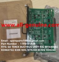 China 17FB191A4F CARD GE TEREX UNIT RIG BUCYRUS MT4400AC MT5500 MT3600 NTE240 NTE260 NHL DUMP TRUCK HAULER MINING for sale