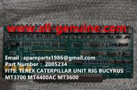 China 2005234 CARD GE TEREX UNIT RIG BUCYRUS  MT4400AC MT5500 MT3600 NTE240 NTE260 NHL DUMP TRUCK HAULER MINING for sale