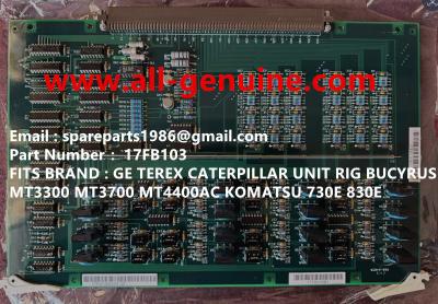 China 17FB103 CARD MT4400AC MT5500 MT3600 MT3700 MT3300 TEREX UNIT RIG BUCYRUS NTE240 NTE260 WHEEL MOTOR DRIVE GE for sale