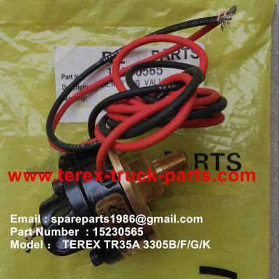 China 15230565 DE-WET VALVE   OF TEREX NHL UNIT RIG  ALLISON TR35A 3303 3305 3307 TR50 TR60 TR100 MT3300 MT3600 MT4400 for sale