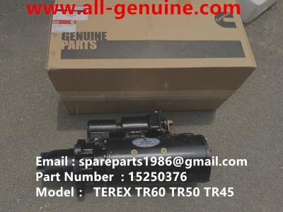 China CUMMINS ENGINE TEREX 15250376 MOTOR STARTER NHL DUMP TRUCK MINING QUARRY TR45 TR50 TR60 TR70 for sale