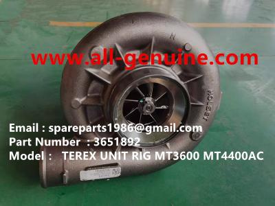 China 3651892 TURBO CHARGER  ENGINE TEREX UNIT RIG BUCYRUS MT4400AC MT5500 MT3600 NTE240 NTE260 NHL DUMP TRUCK HAULER for sale