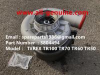 China 3804494 TURBO CHARGER  ENGINE TEREX UNIT RIG BUCYRUS MT4400AC MT5500 MT3600 NTE240 NTE260 NHL DUMP TRUCK HAULER for sale