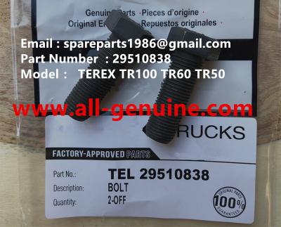 China 29510838 BOLT ALLISON TEREX NHL SANY TR35A 3303 3305 3307 TR50 TR60 TR100 NTE240 NTE260 MT3600 MT3700 MT4400AC for sale