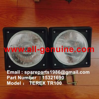 China TEREX 15321690 NHL SANY DUMP TRUCK LAMP MT3600 3305G 3303 3307 3304 TR35 TR50 TR60 TR100 MT4400 UNIT RIG ALLISON for sale