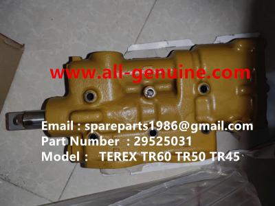 China 29525031 TREADLE VALVE TEREX NHL DUMP TRUCK TA40 TR50 TR60 TR70 TR100  MT4400 MT3600 MT3700 MT5500 GE NTE240 NTE260 for sale
