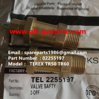 China 02255197 SAFETY VALVE TEREX NHL DUMP TRUCK TA40 TR50 TR60 TR70 TR100  MT4400 MT3600 MT3700 MT5500 GE NTE240 NTE260 for sale