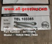 China 00103385 PIN TEREX NHL DUMP TRUCK TA40 TR50 TR60 TR70 TR100  MT4400 MT3600 MT3700 MT5500 GE NTE240 NTE260 for sale