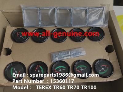 China 15360117 GAUGE TEREX DUMP TRUCK  TA40 TR50 TR60 TR70 TR100A MT4400 MT3600 MT3700 MT5500 GE NTE240 NTE260 for sale
