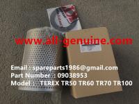 China TEREX 09038953 FILTER SKF FAG KOYO  QUARRY NHL RIGID DUMP TRUCK TR35 TR50 TR60 TR100 3303 3305B 3307 3311 for sale