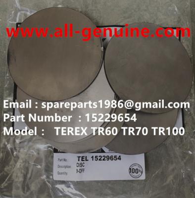 China TEREX 15229654 DISC SKF FAG KOYO  QUARRY NHL RIGID DUMP TRUCK TR35 TR50 TR60 TR100 3303 3305B 3307 3311 for sale